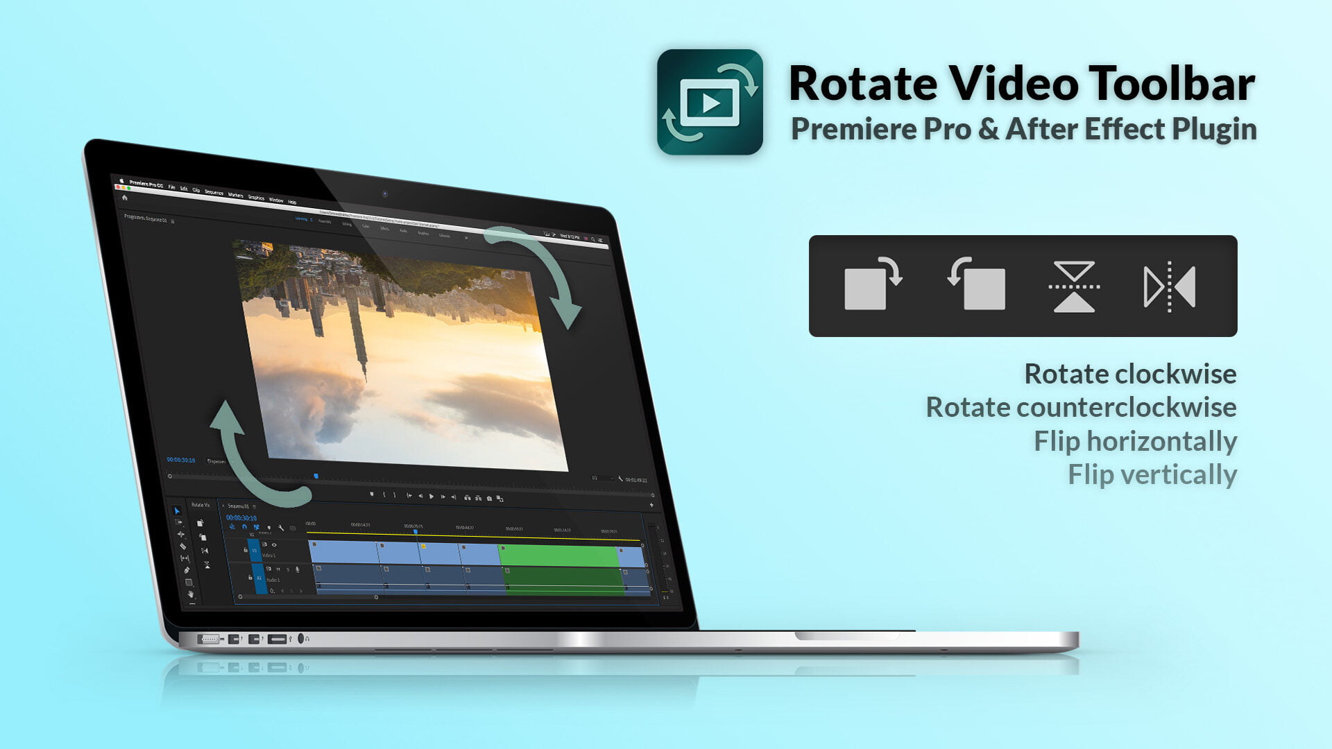 Rotate Video Toolbar For Premiere Pro And After Effects Vakago Tools